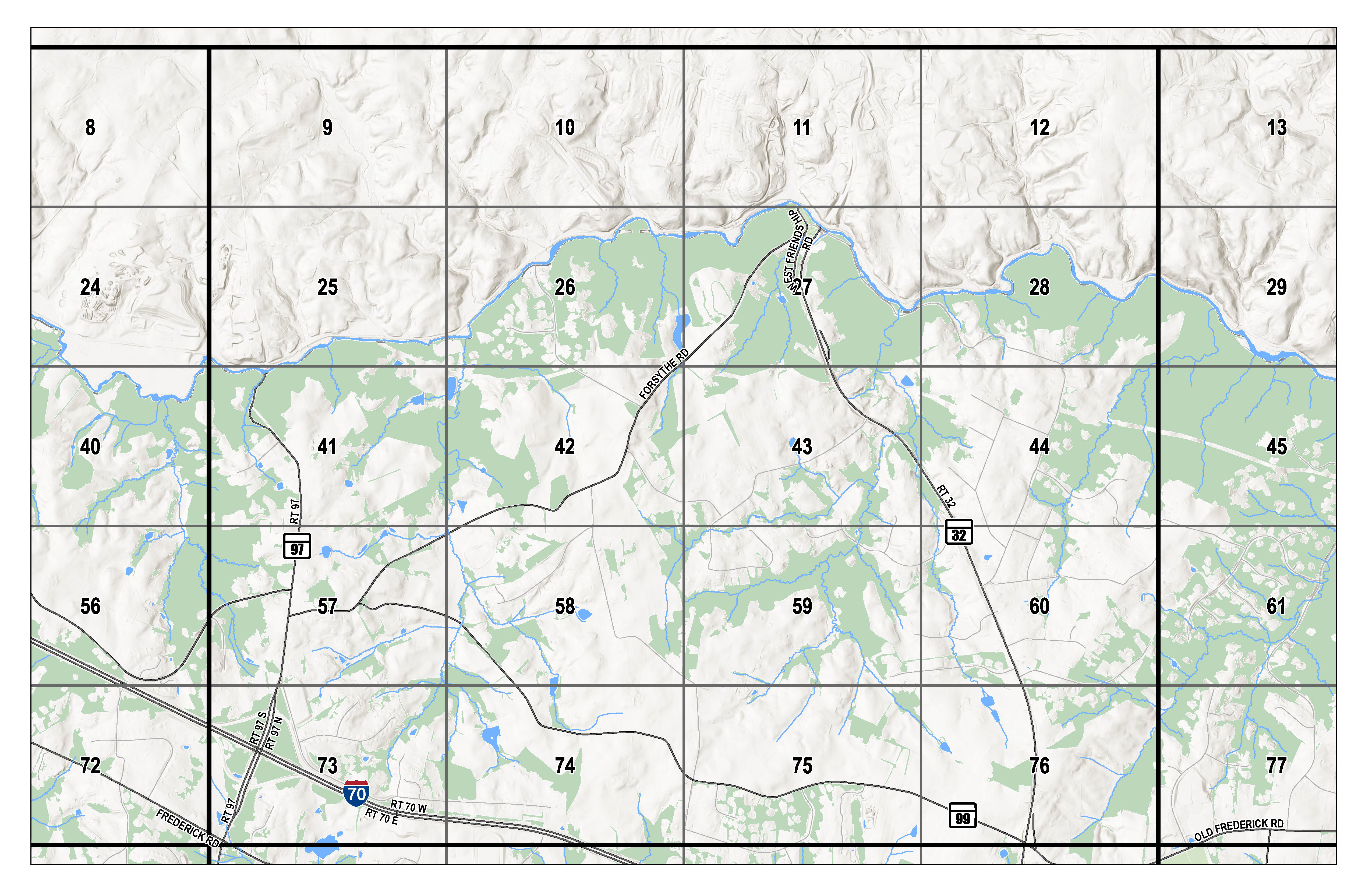 Land Features 2022 - Main Grid